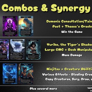 Yuriko Commander Ninja Deck – Custom Cards for Casual Play - Etsy