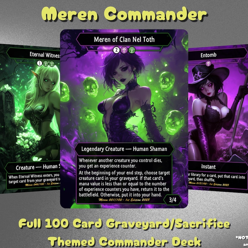 Meren Commander Deck - Etsy