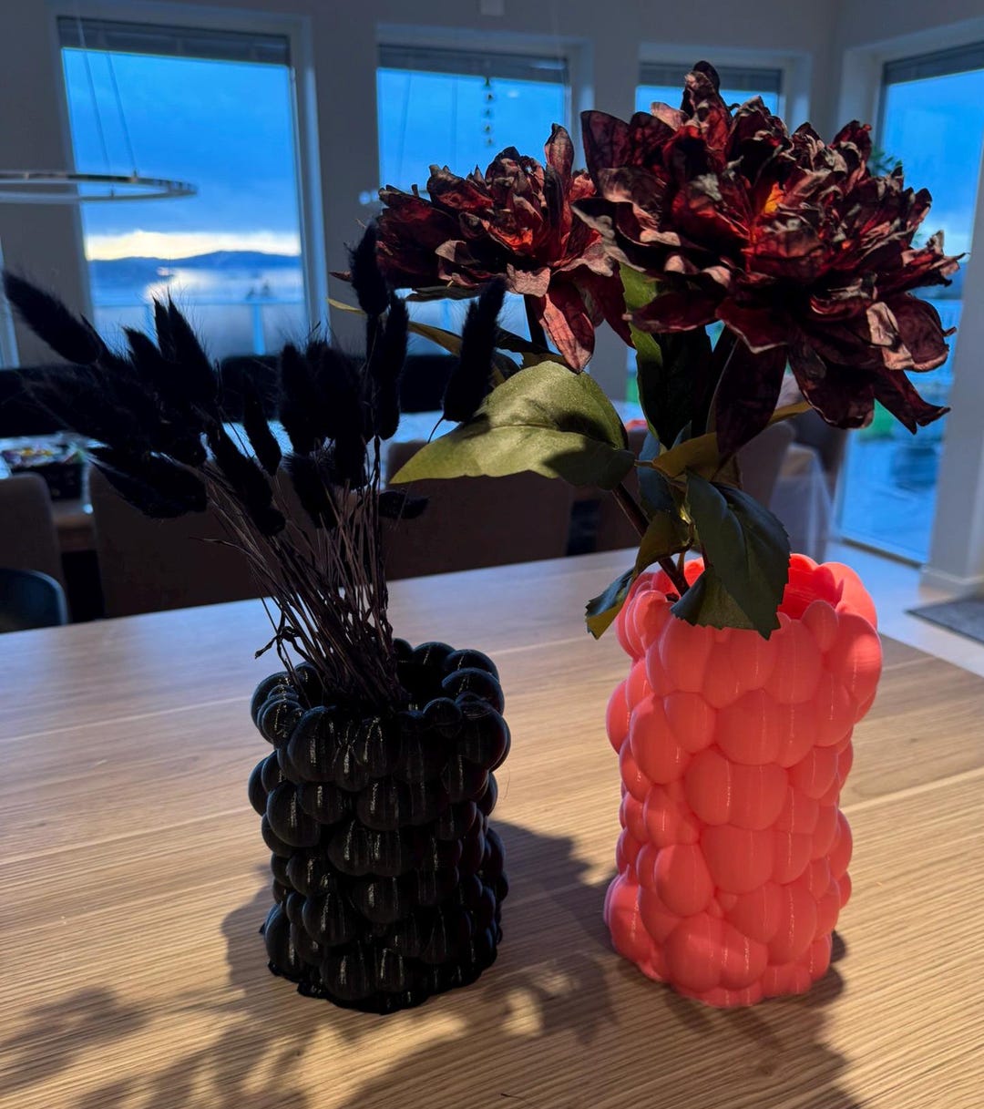 Unique 3D Printed Bubble Vase - Modern Decorative Vase With Textured ...