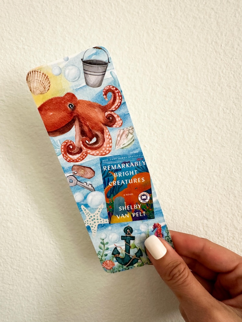 Digital Download - Bookmark PDF - Remarkably Bright Creatures - Etsy