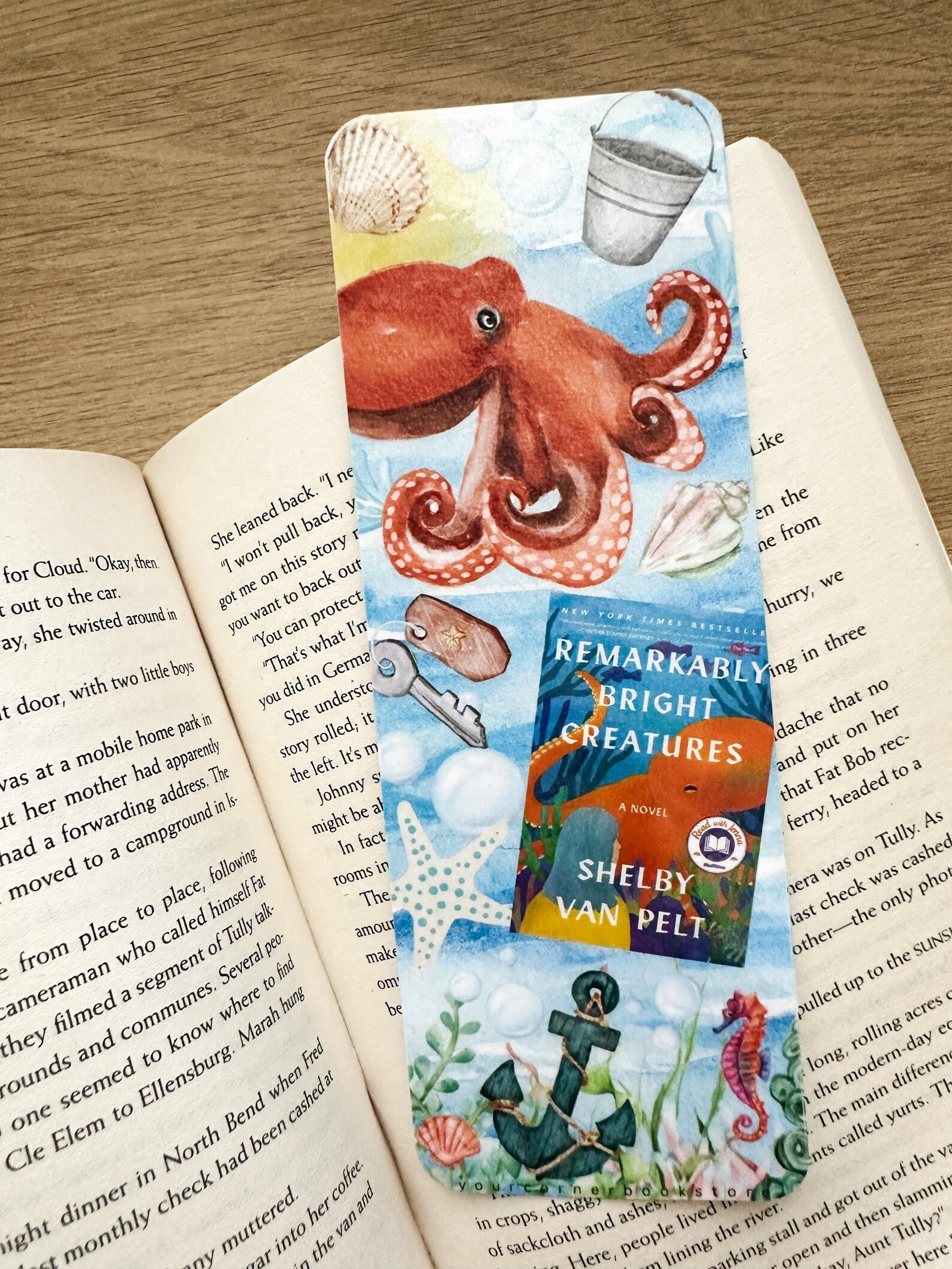 Digital Download - Bookmark PDF - Remarkably Bright Creatures - Etsy