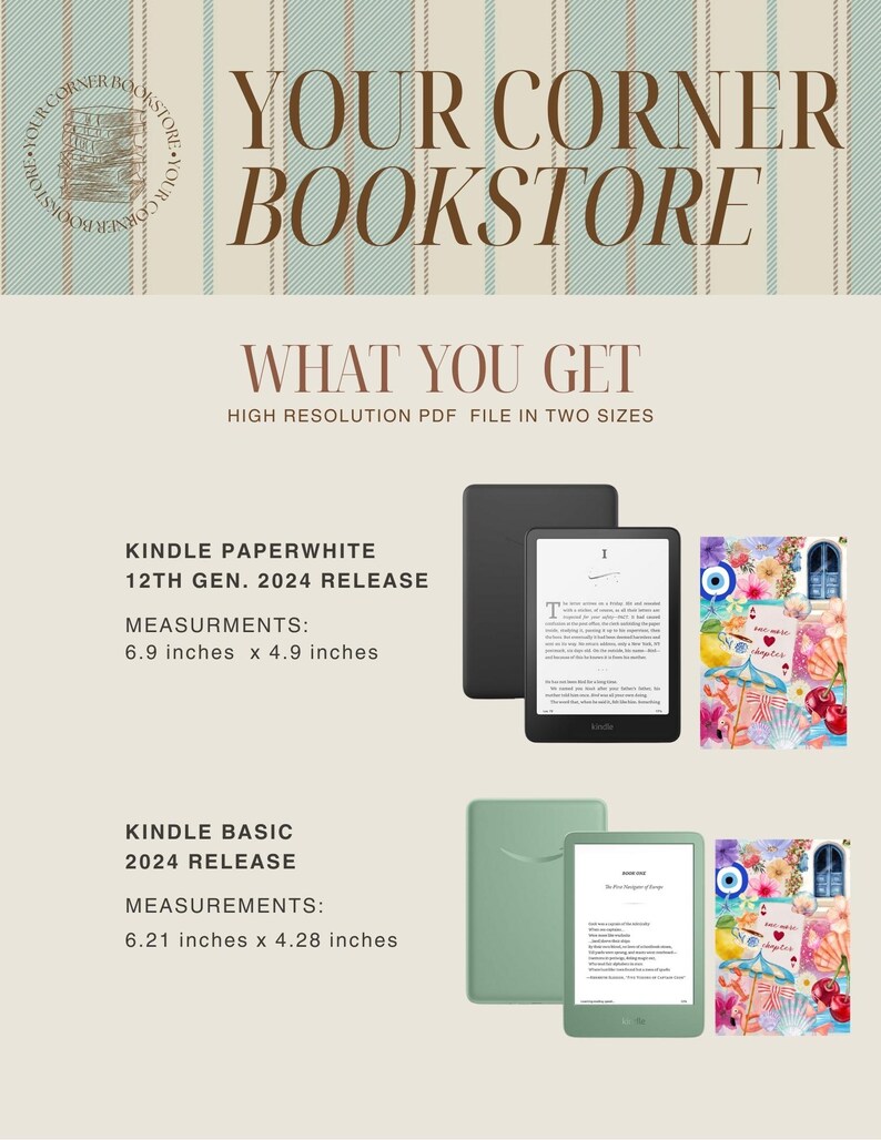 Beach Vacay Kindle Insert: Printable Summer Design (PDF Download) - Etsy