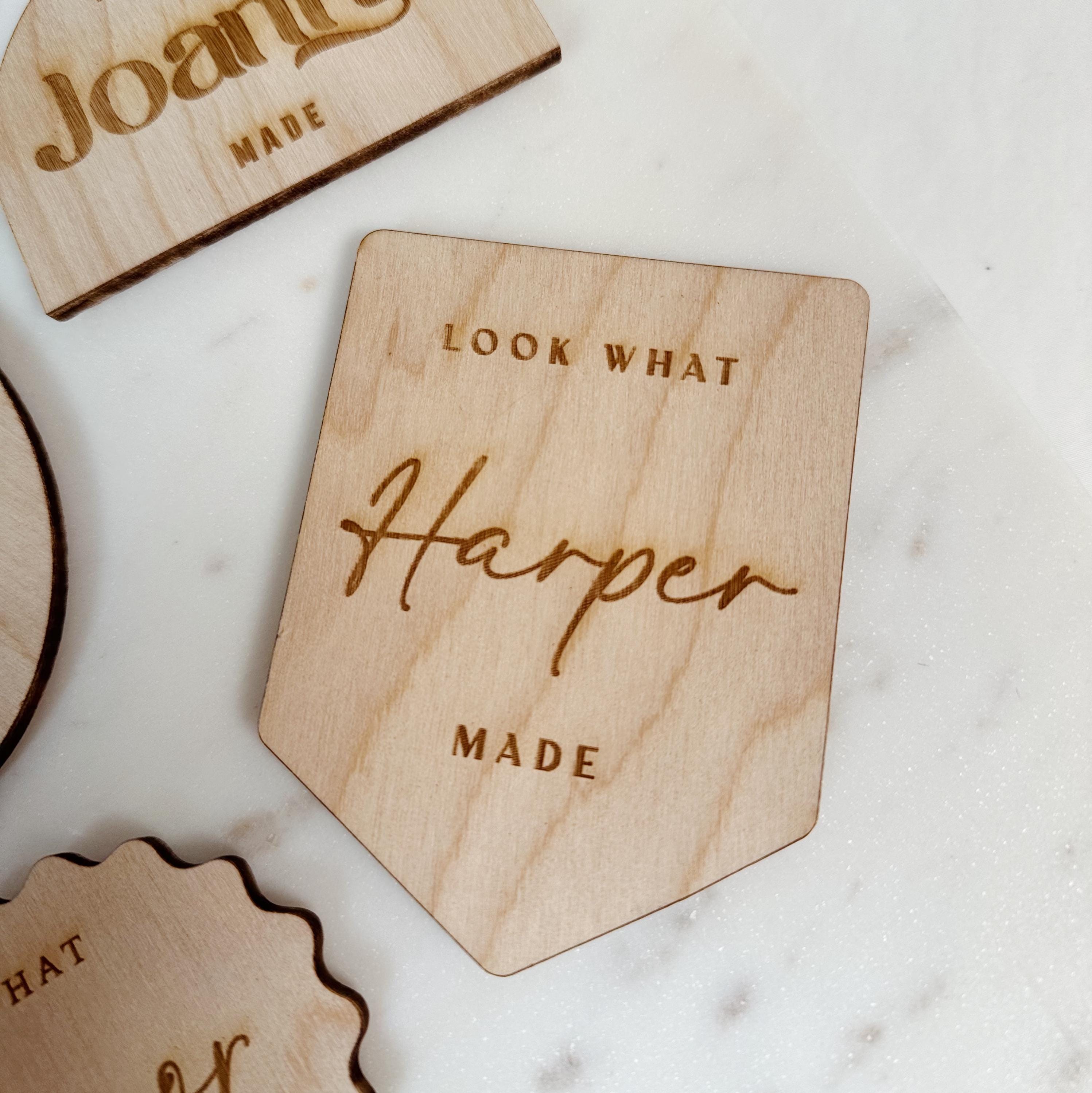 Look What I Made Magnet, Custom Fridge Magnet, Personalized Kid's ...