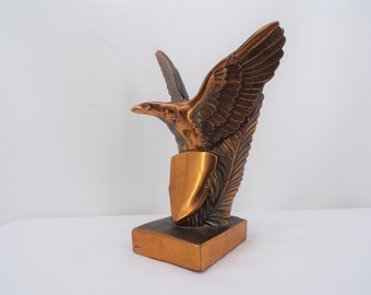 Copper Eagle Statue - Etsy