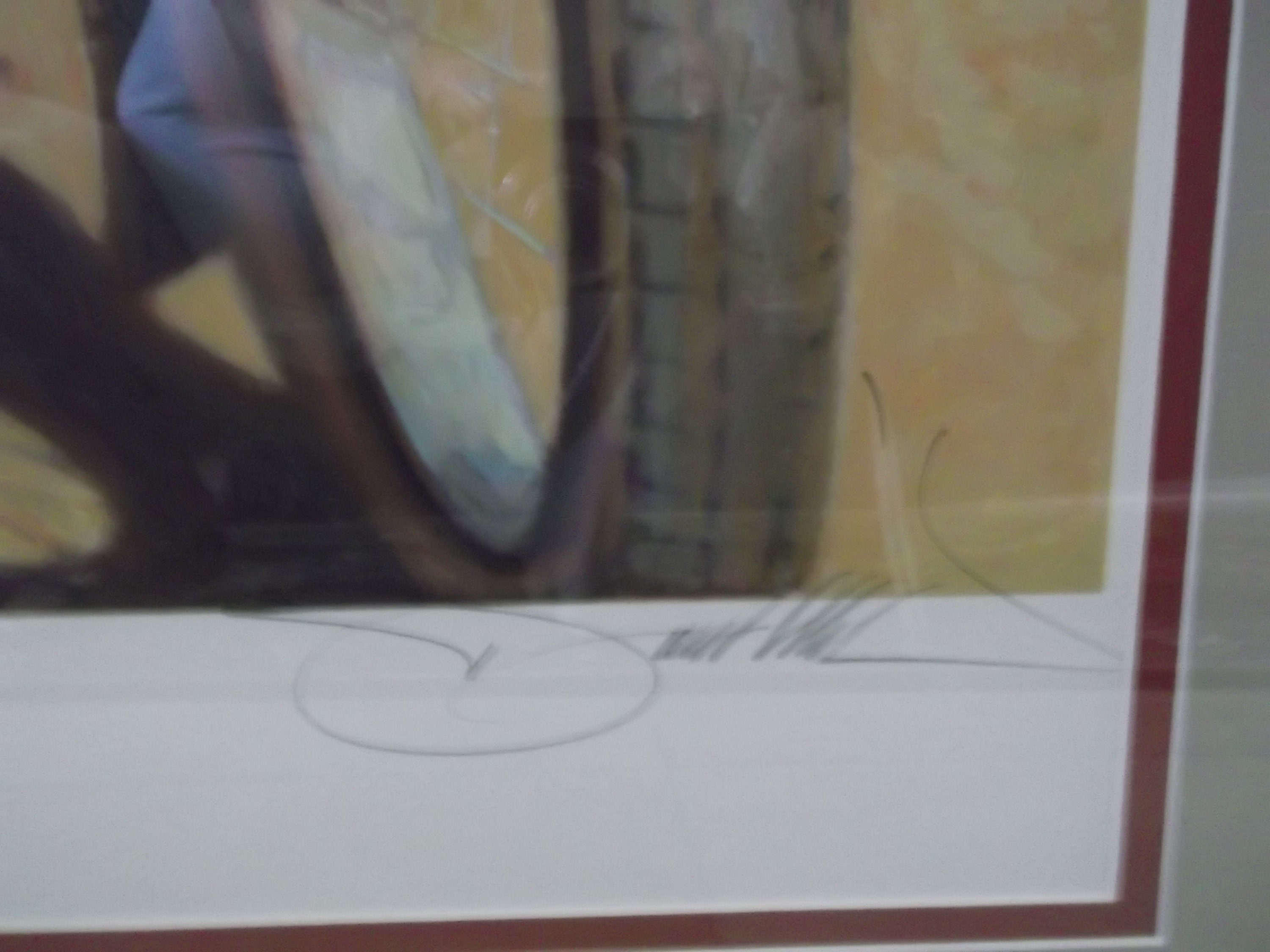 Motorcycle Art Ruby Artist David Uhl Edition Print 1998 121/300 - Etsy