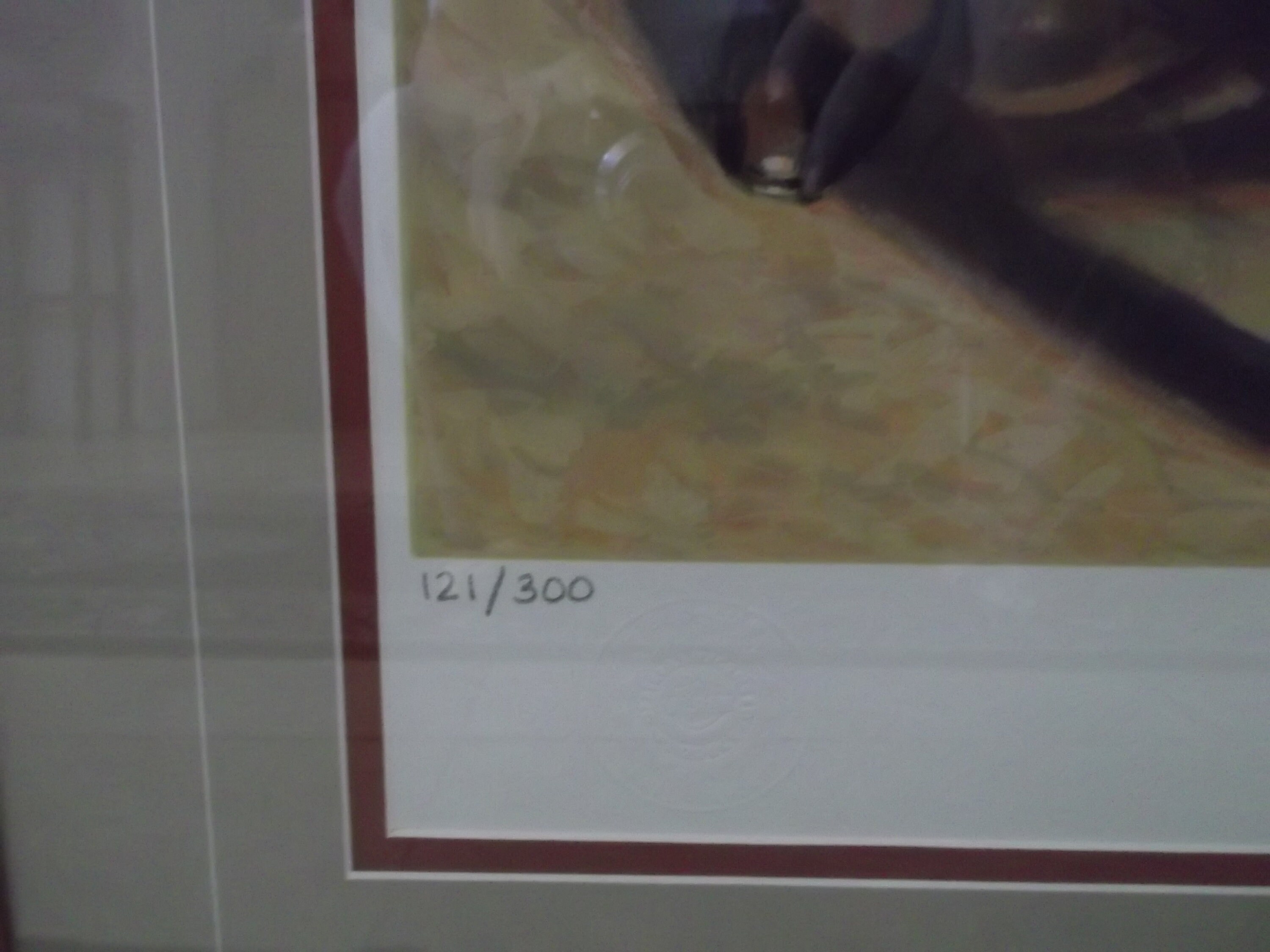 Motorcycle Art Ruby Artist David Uhl Edition Print 1998 121/300 - Etsy