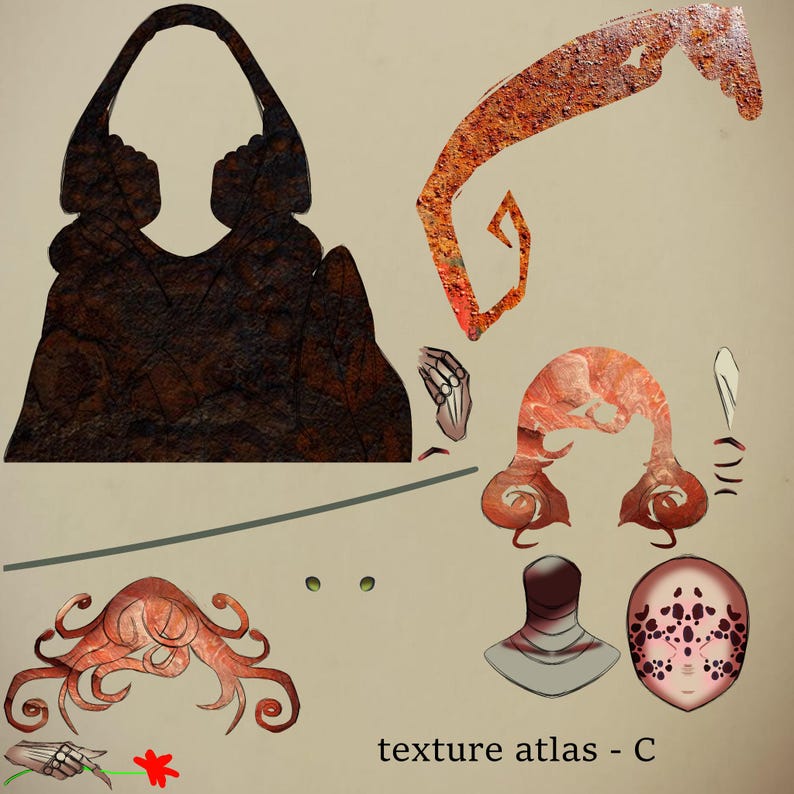 Vtuber Model C THE REAPER original - Etsy