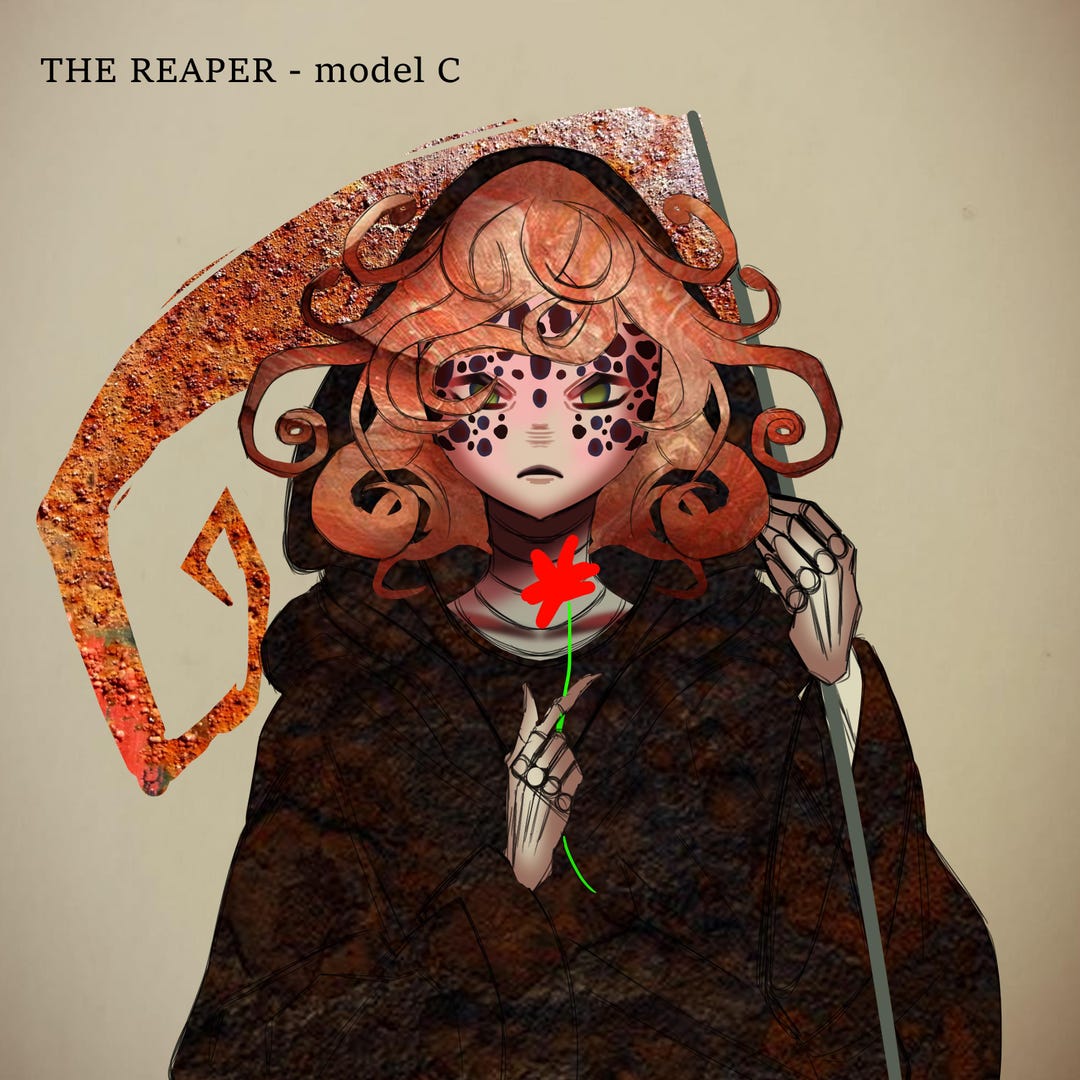 Vtuber Model C - THE REAPER [original] - Etsy