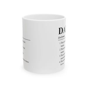 Dad Definition Mug, Funny Father's Day Gift, Dad: Noun Mug, Dictionary ...