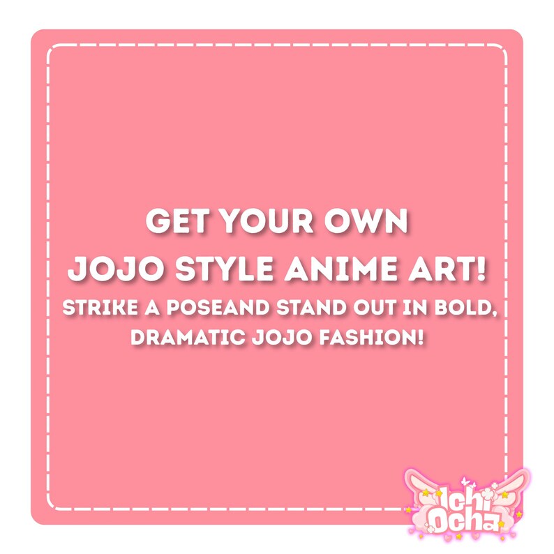 Jojo Anime Profile Picture | Custom Digital Art, Stand Pose Portrait ...