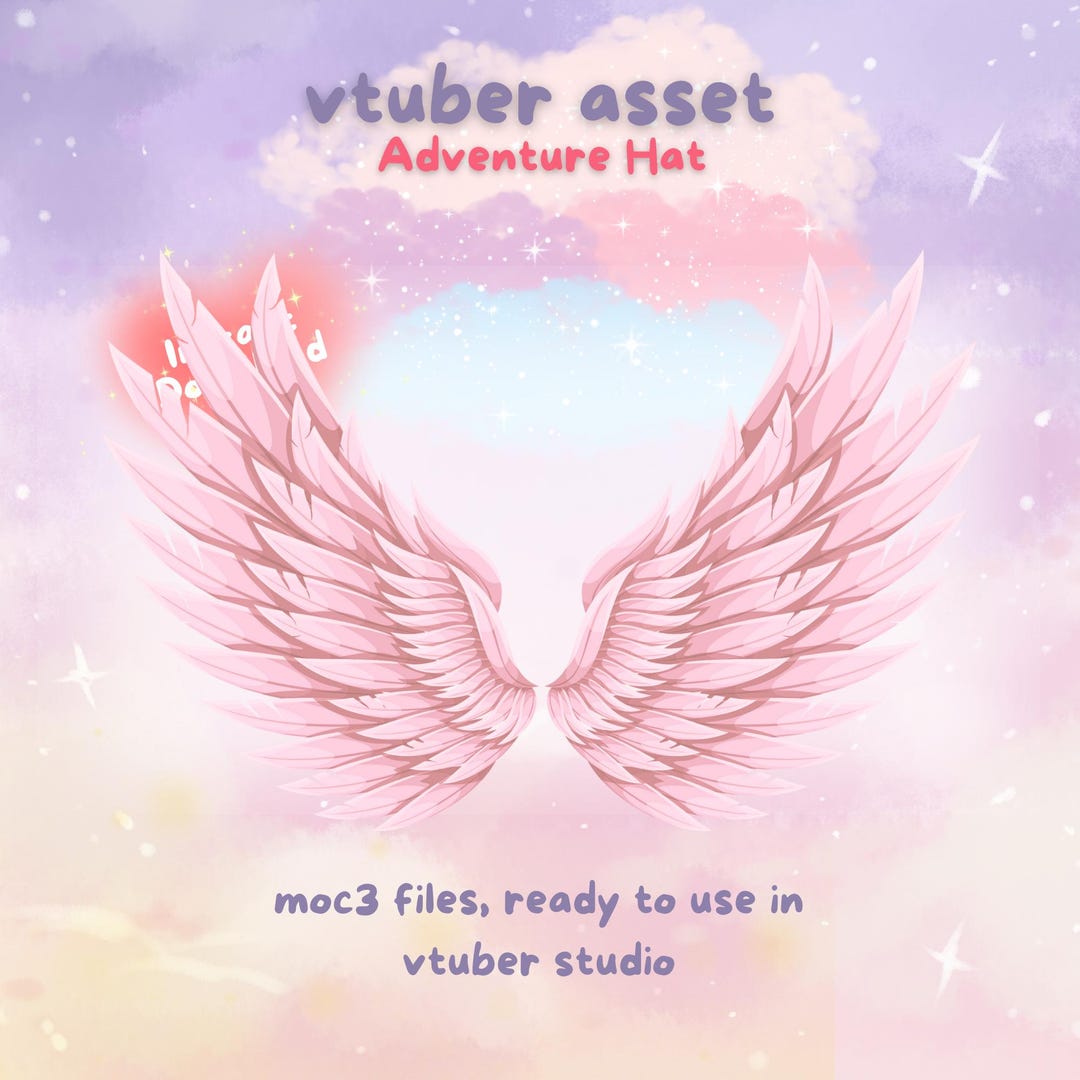 Vtuber Wings Asset | Digital Download PNG | Angel or Demon Wing Prop for Pngtuber and Live2d ...