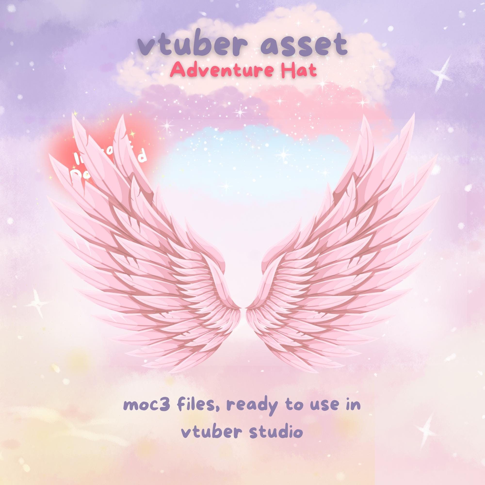 Vtuber Wings Asset | Digital Download PNG | Angel or Demon Wing Prop for Pngtuber and Live2d ...