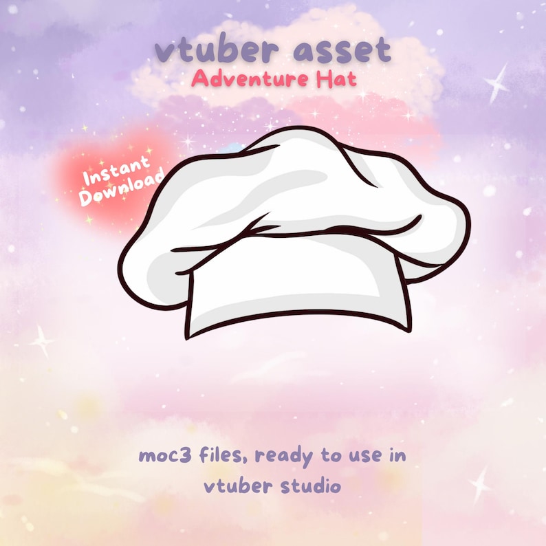 Vtuber PNG Assets Pack | Cute Stream Props & Accessories for Vtube ...