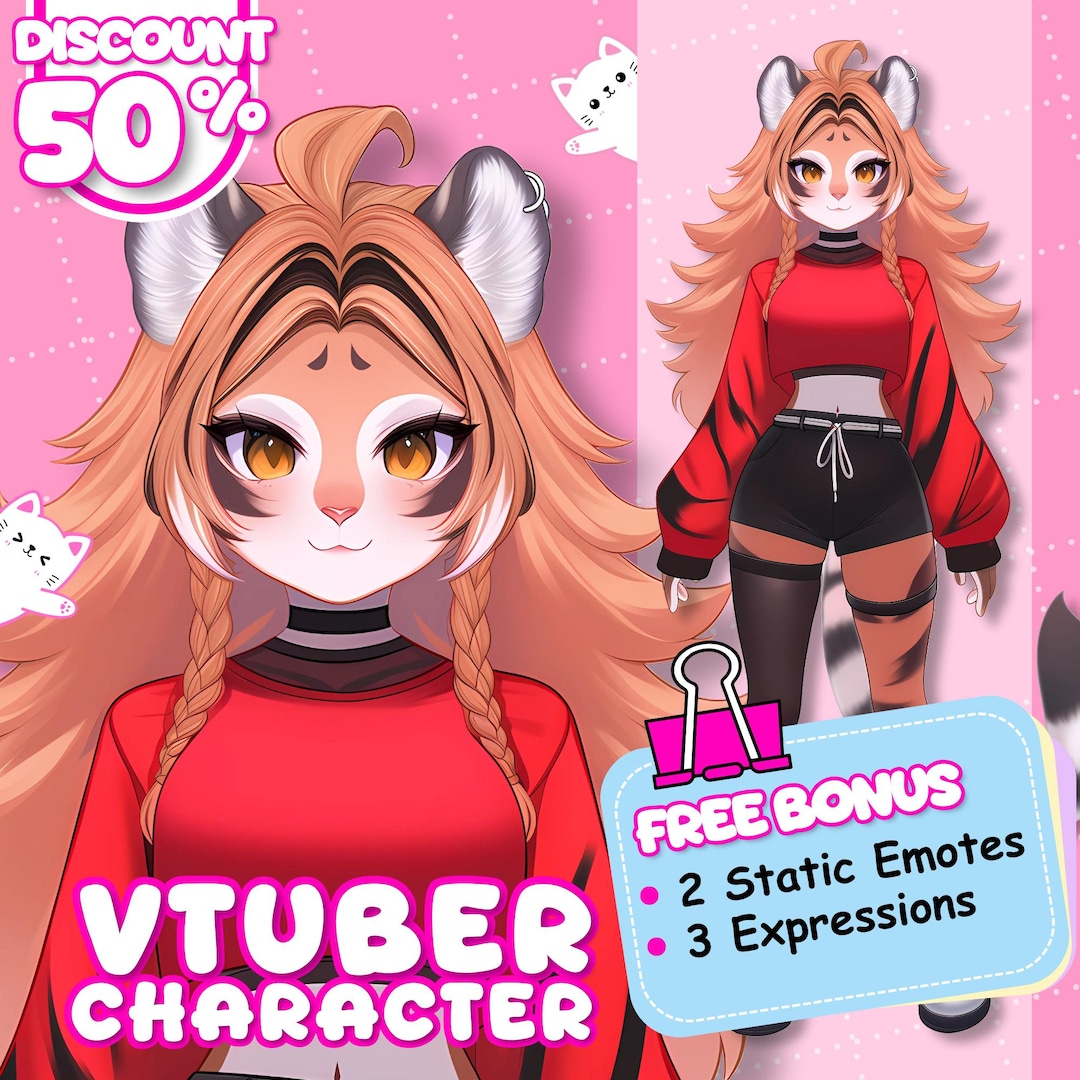 Custom Live2d Furry Vtuber | Vtuber Model | Furry Vtuber | Vtuber ...
