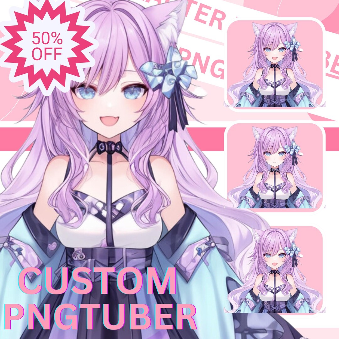 Custom Pngtuber, Pngtuber, Pngtuber Character, Giftuber, Pngtuber Plus ...