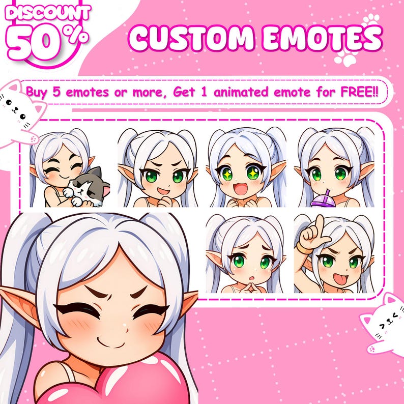 Custom Youtube Emotes | Twitch Emoji Commission | Discord Emote Artwork ...