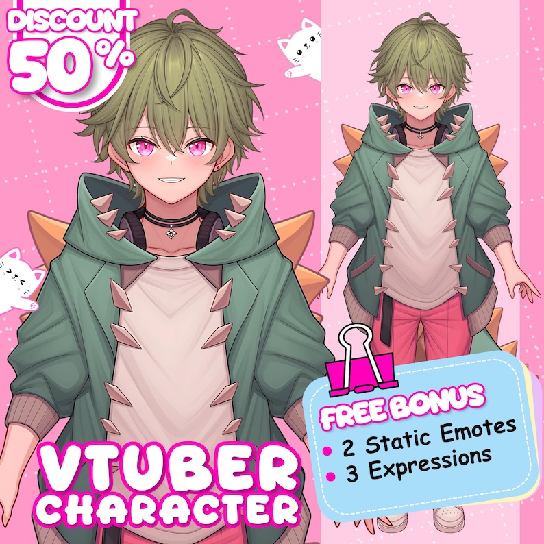Custom Anime Vtuber Model | Live2d Rigging Commission - Etsy
