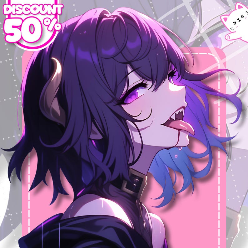 Custom Anime PFP, Anime Illustration, Anime Profile Icon, Twitch Anime ...