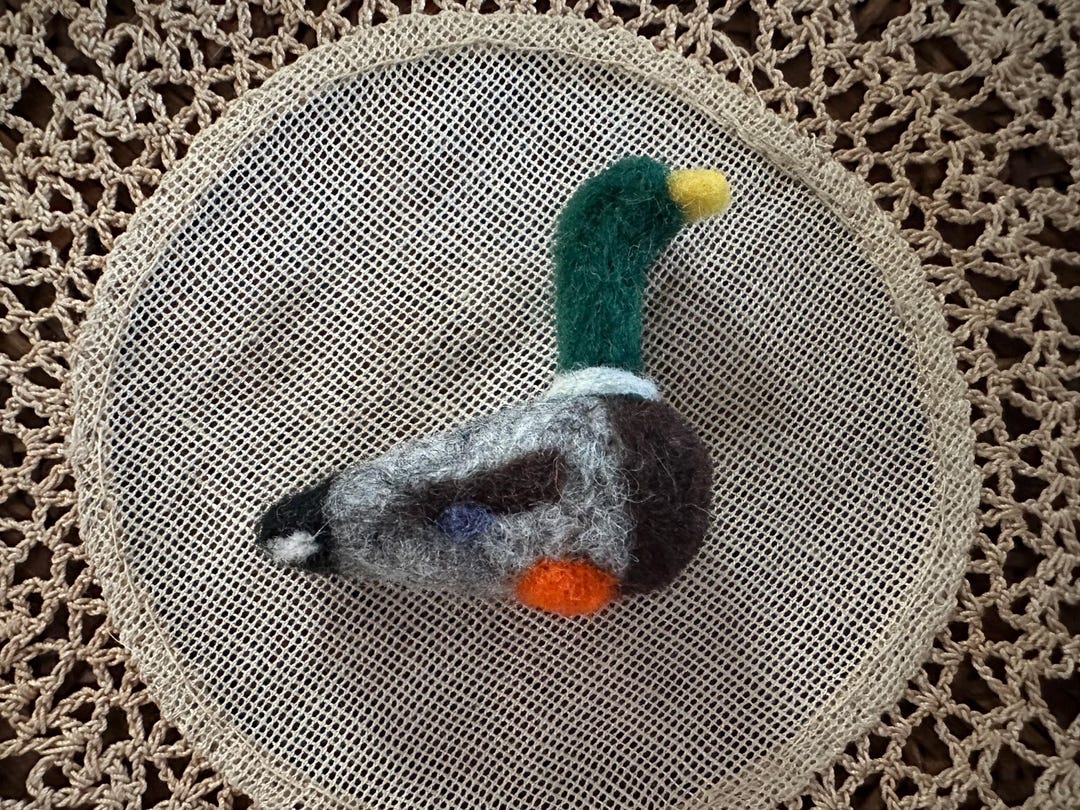 Needle Felted Mallard Duck - Etsy