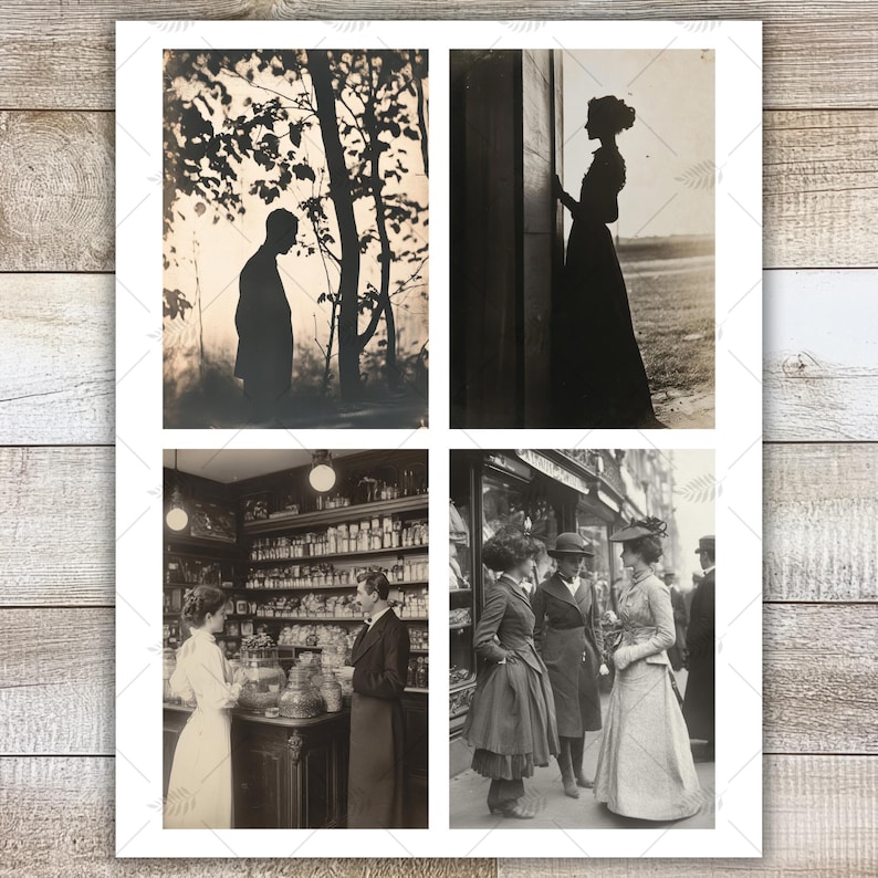 Vintage Daily Life Photo Ephemera | Printable Victorian Images (digital ...