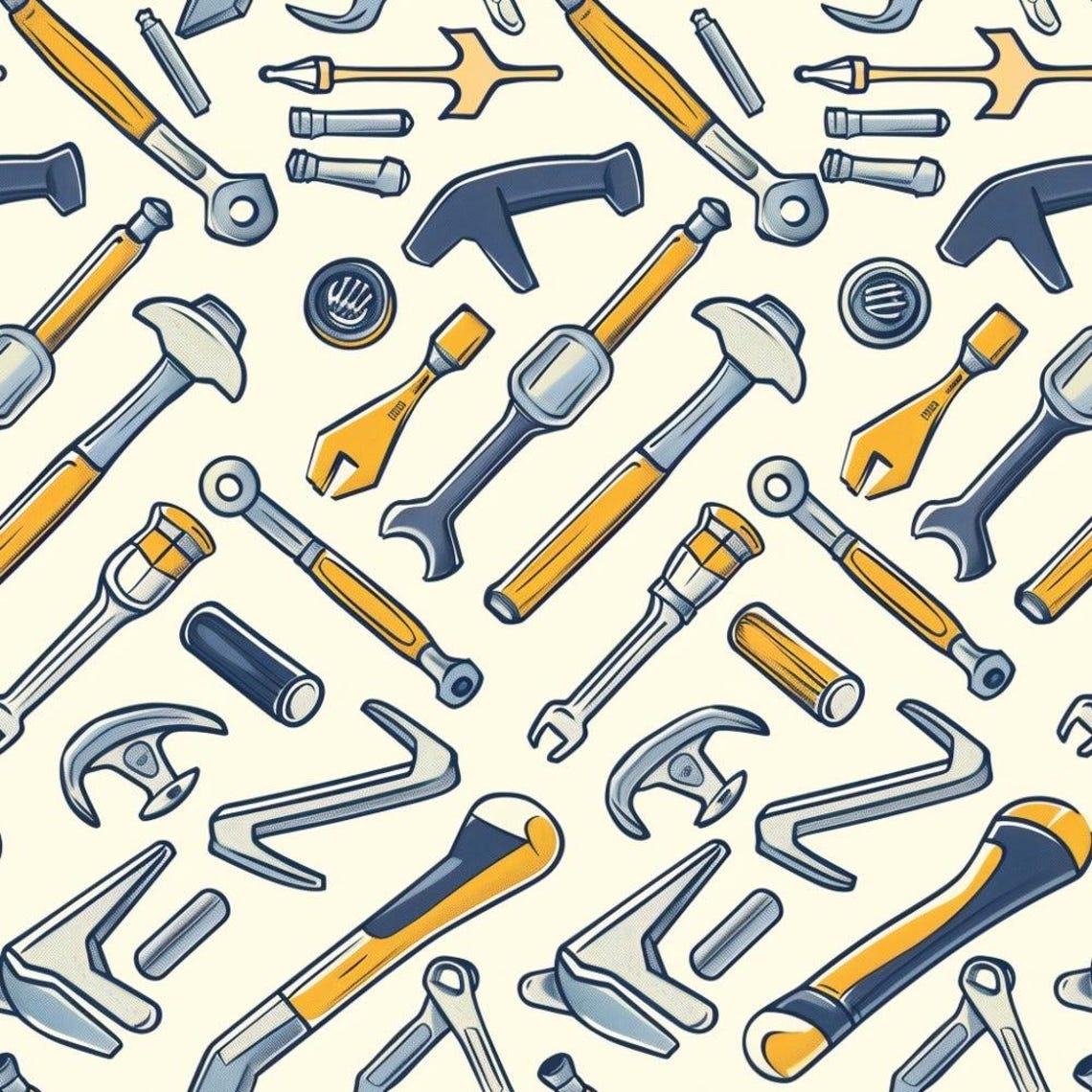 Tool Shop Pattern 7 Quilting Cotton Fabric - Etsy