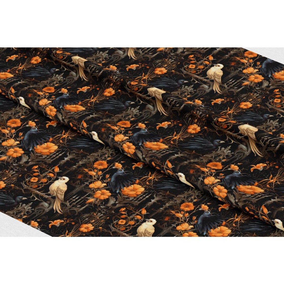 Gothic Halloween Pattern 13 Quilting Cotton Fabric - Etsy