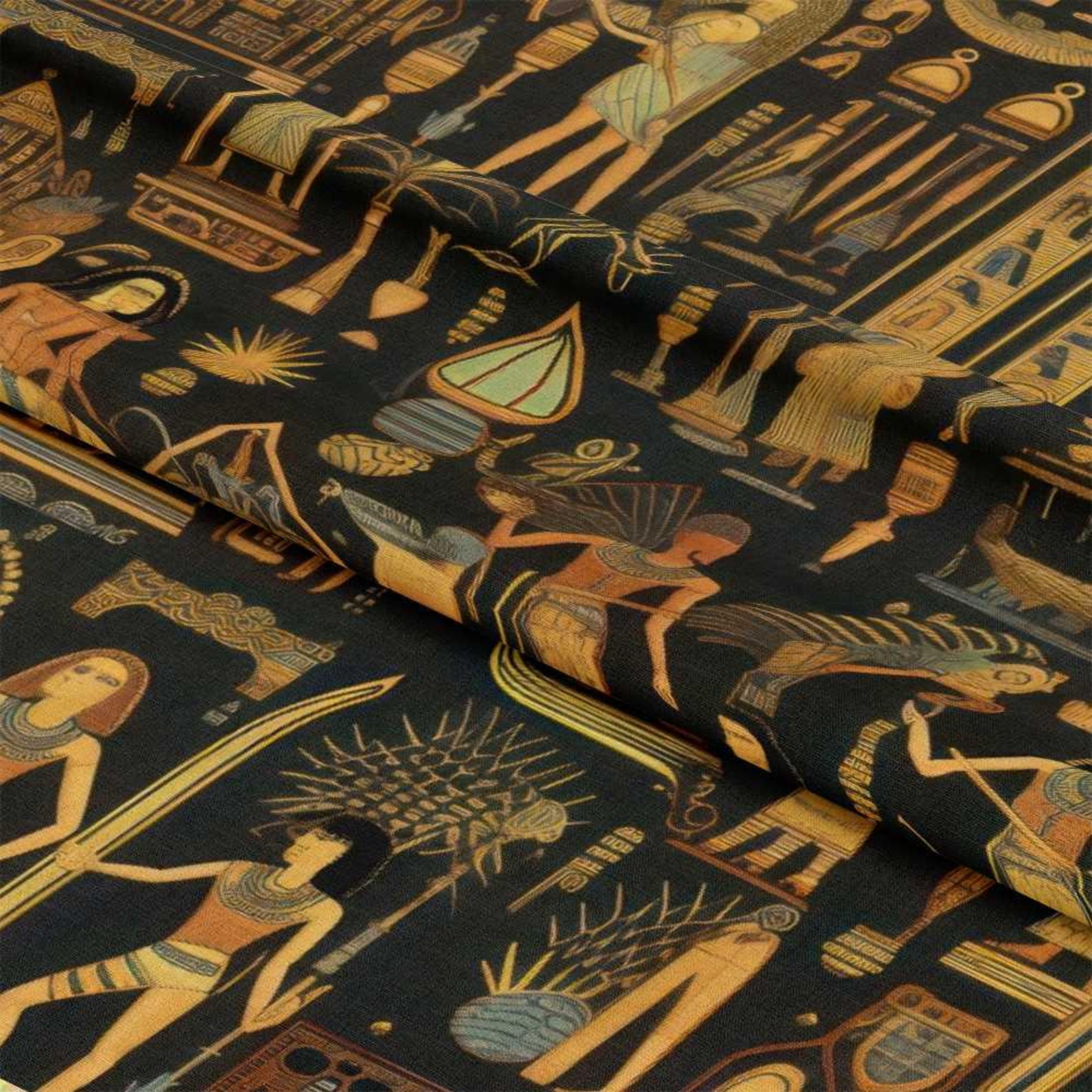 2D Ancient Egypt Pattern 43 Quilting Cotton Fabric - Etsy