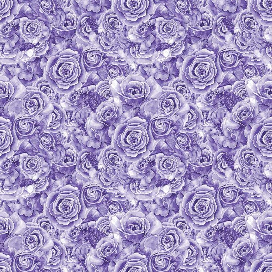 Rose Bouquet Pattern 40 Quilting Cotton Fabric - Etsy