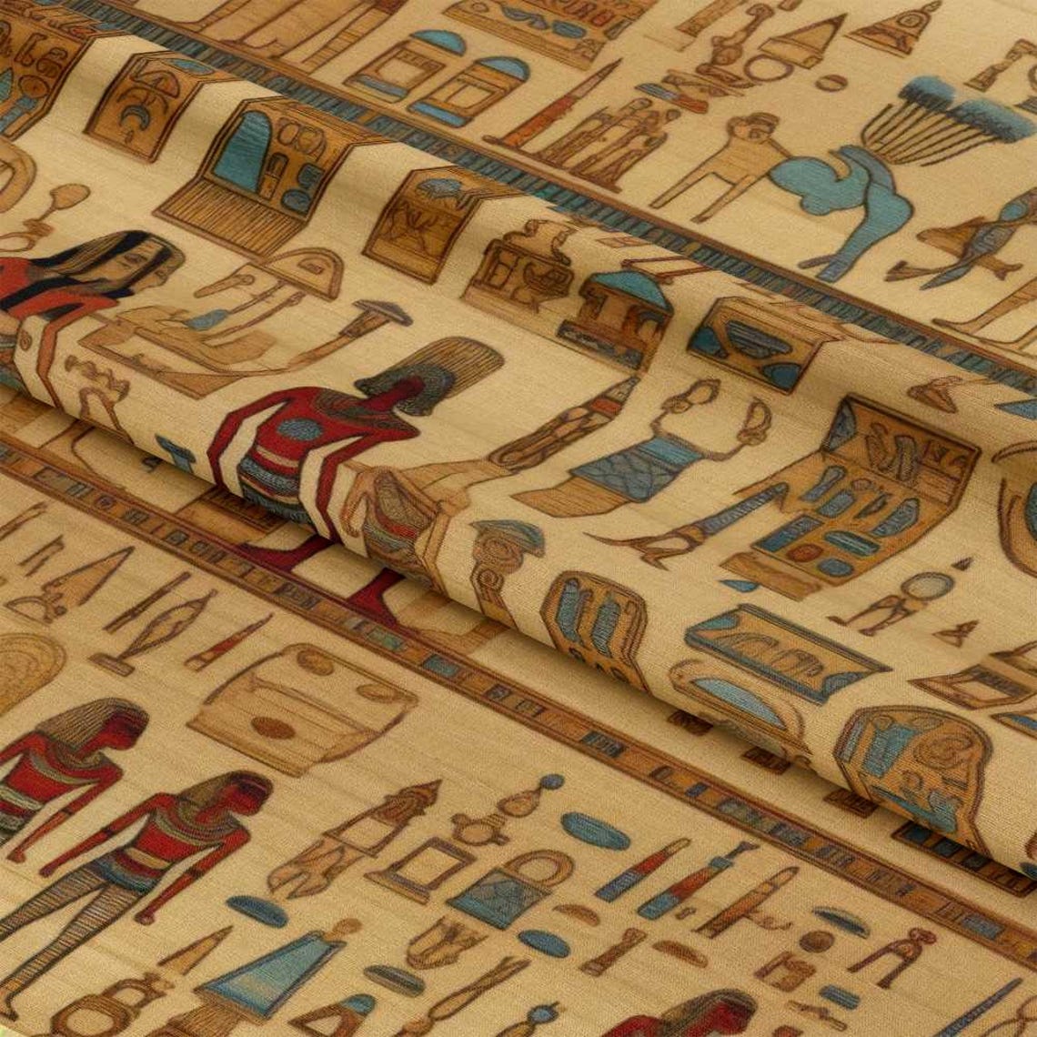 2D Ancient Egypt Pattern 23 Quilting Cotton Fabric - Etsy