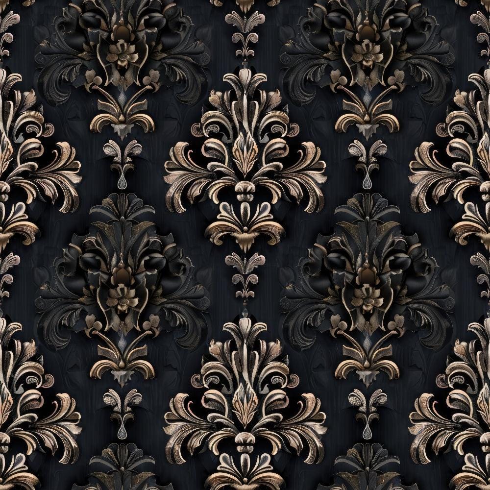 Gothic Damask Pattern 4 Quilting Cotton Fabric - Etsy
