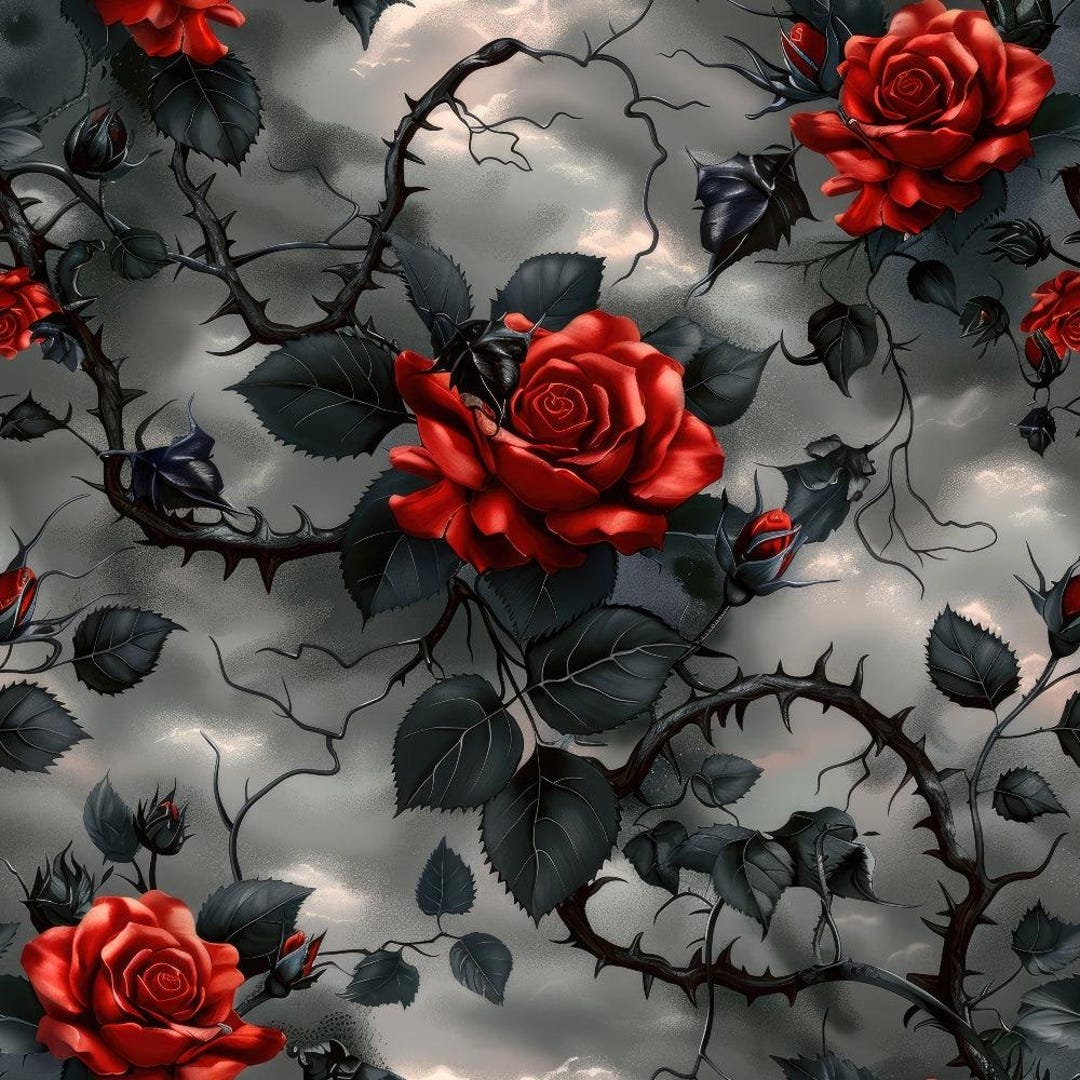 A Gothic Night Pattern 7 Quilting Cotton Fabric - Etsy