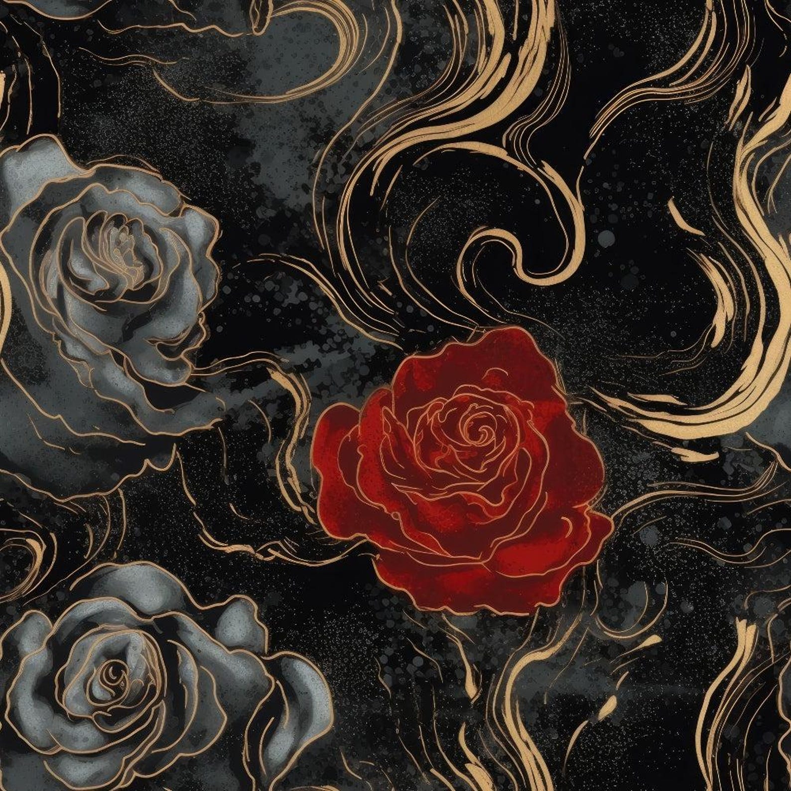 Gothic Vortex Pattern 3 Quilting Cotton Fabric - Etsy