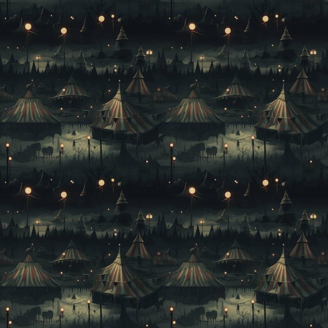 Sinister Sideshow Pattern 9 Quilting Cotton Fabric - Etsy
