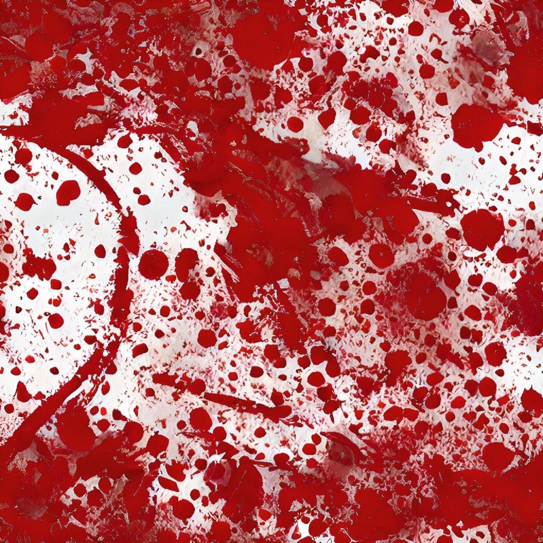 Blood Spatter Pattern 3 Quilting Cotton Fabric - Etsy