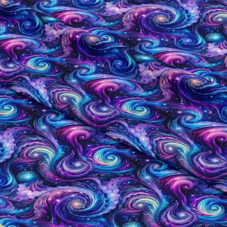 Cosmic Swirls Pattern 3 Quilting Cotton Fabric - Etsy