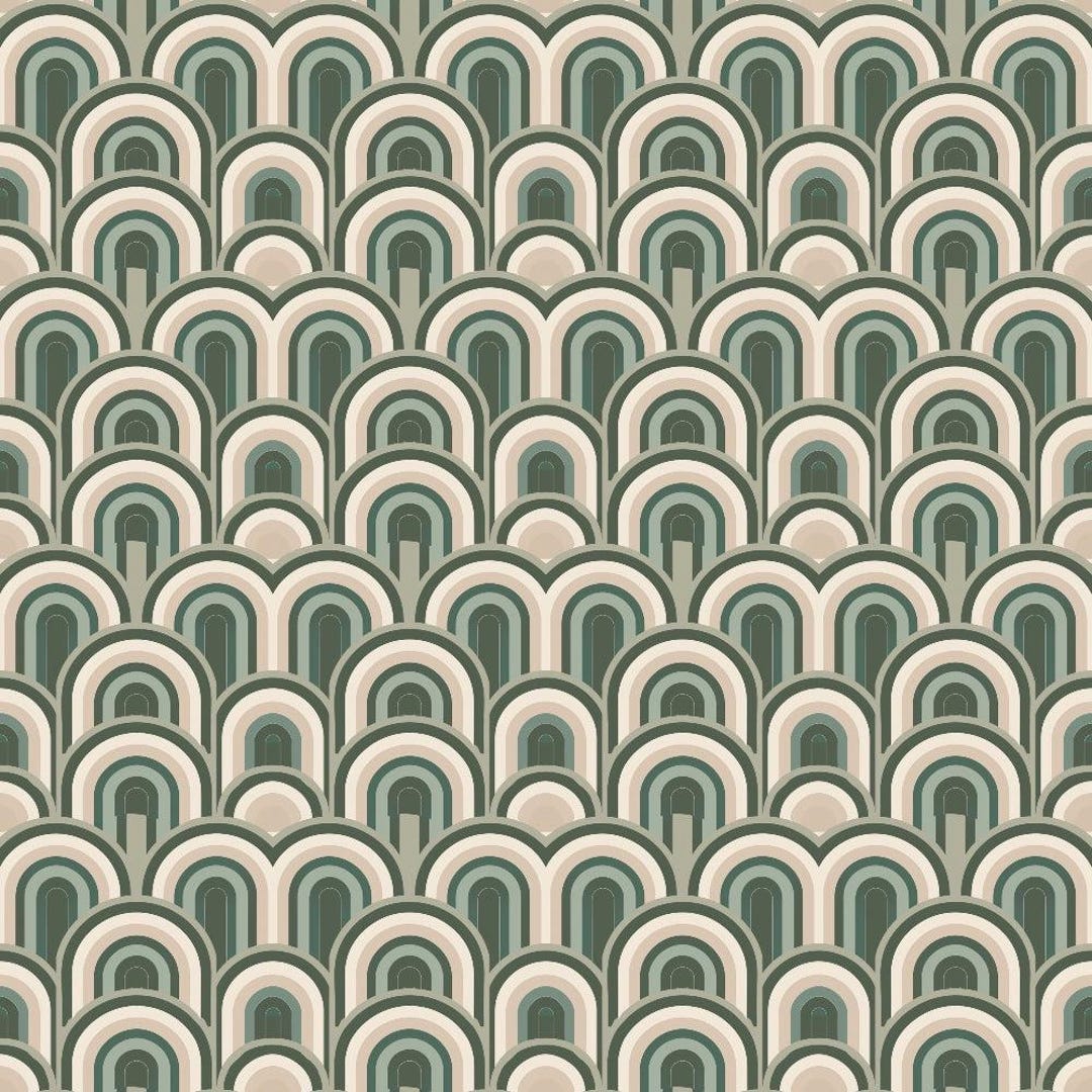 Sage Green Boho Pattern 6 Quilting Cotton Fabric - Etsy