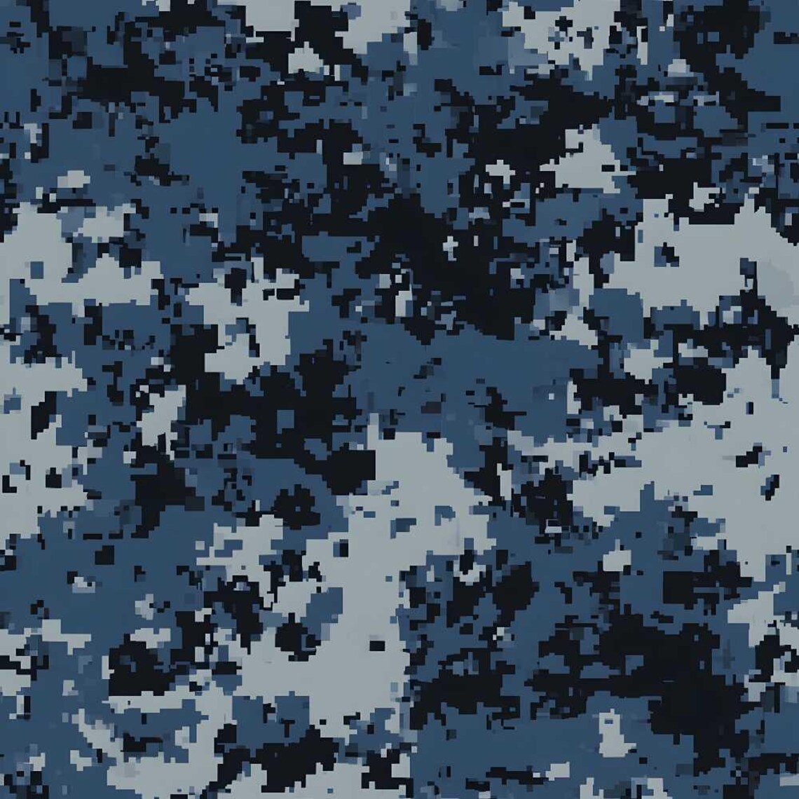 Blue Military Camouflage Pattern 3 Quilting Cotton Fabric - Etsy