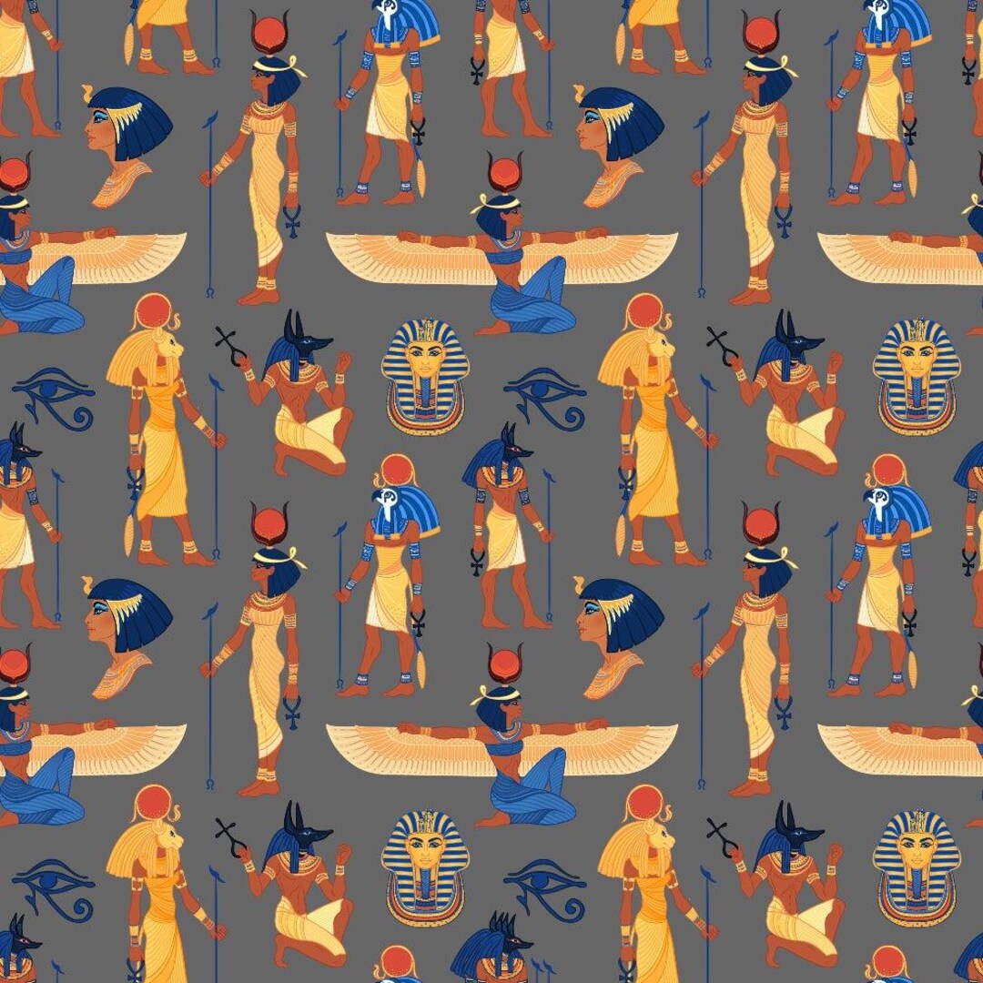 Egyptian Hieroglyphs Pattern 7 Quilting Cotton Fabric - Etsy