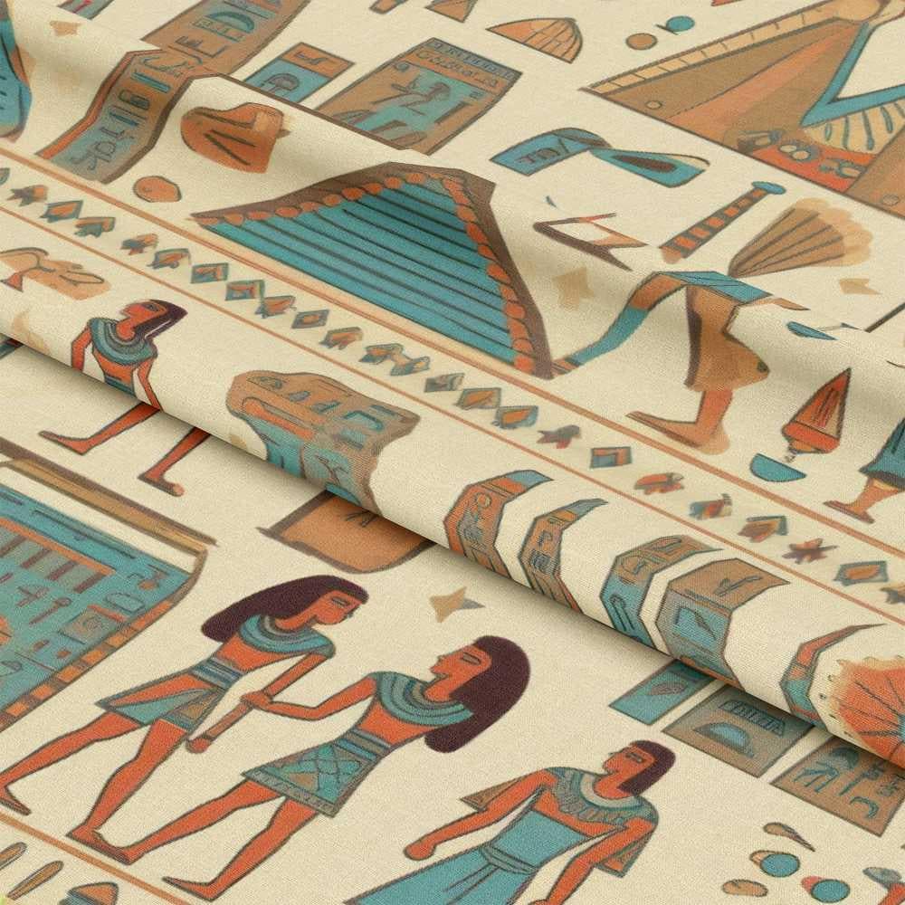 2D Ancient Egypt Pattern 64 Quilting Cotton Fabric - Etsy