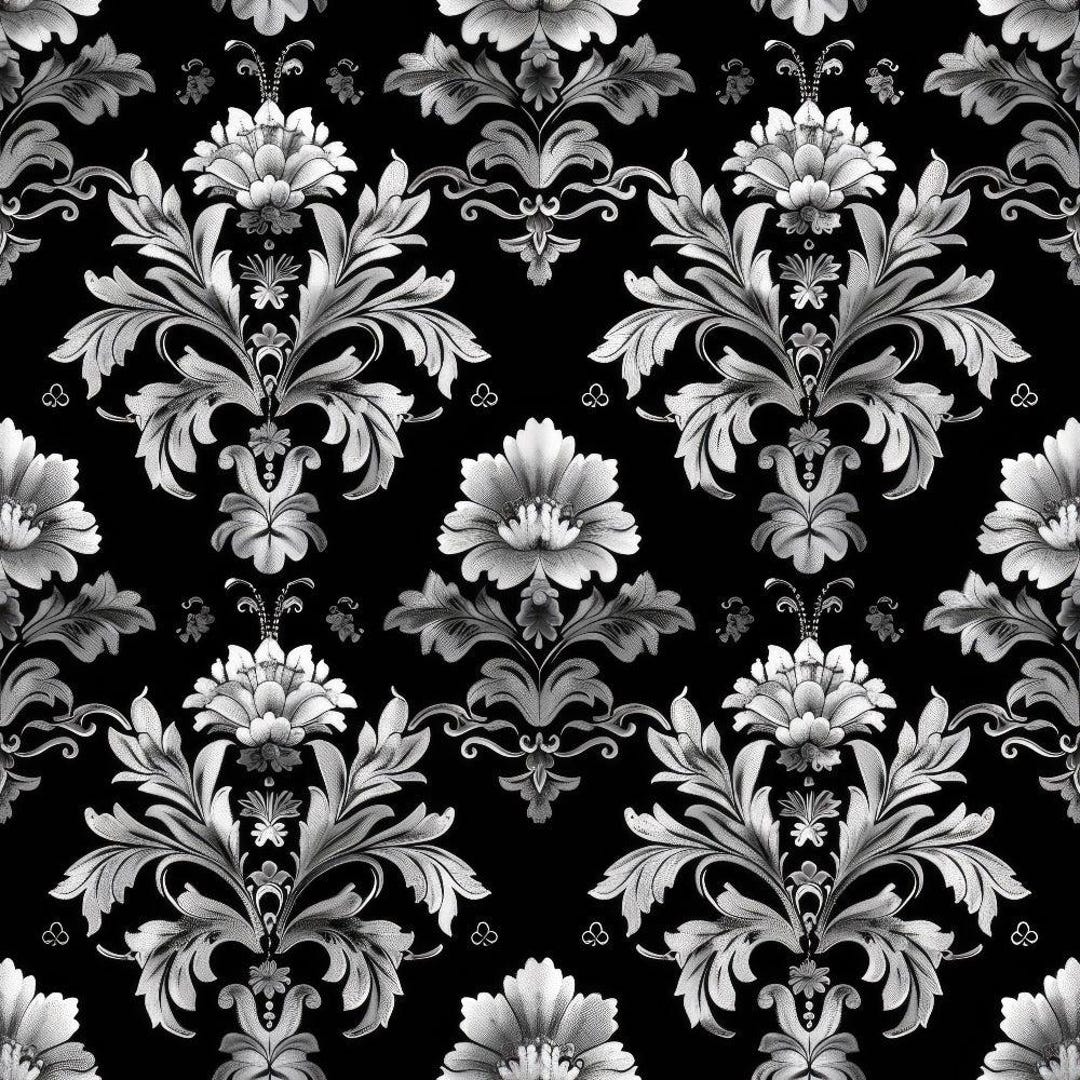 Gothic Damask Pattern 10 Quilting Cotton Fabric - Etsy