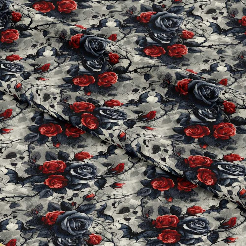 A Gothic Night Pattern 3 Quilting Cotton Fabric - Etsy