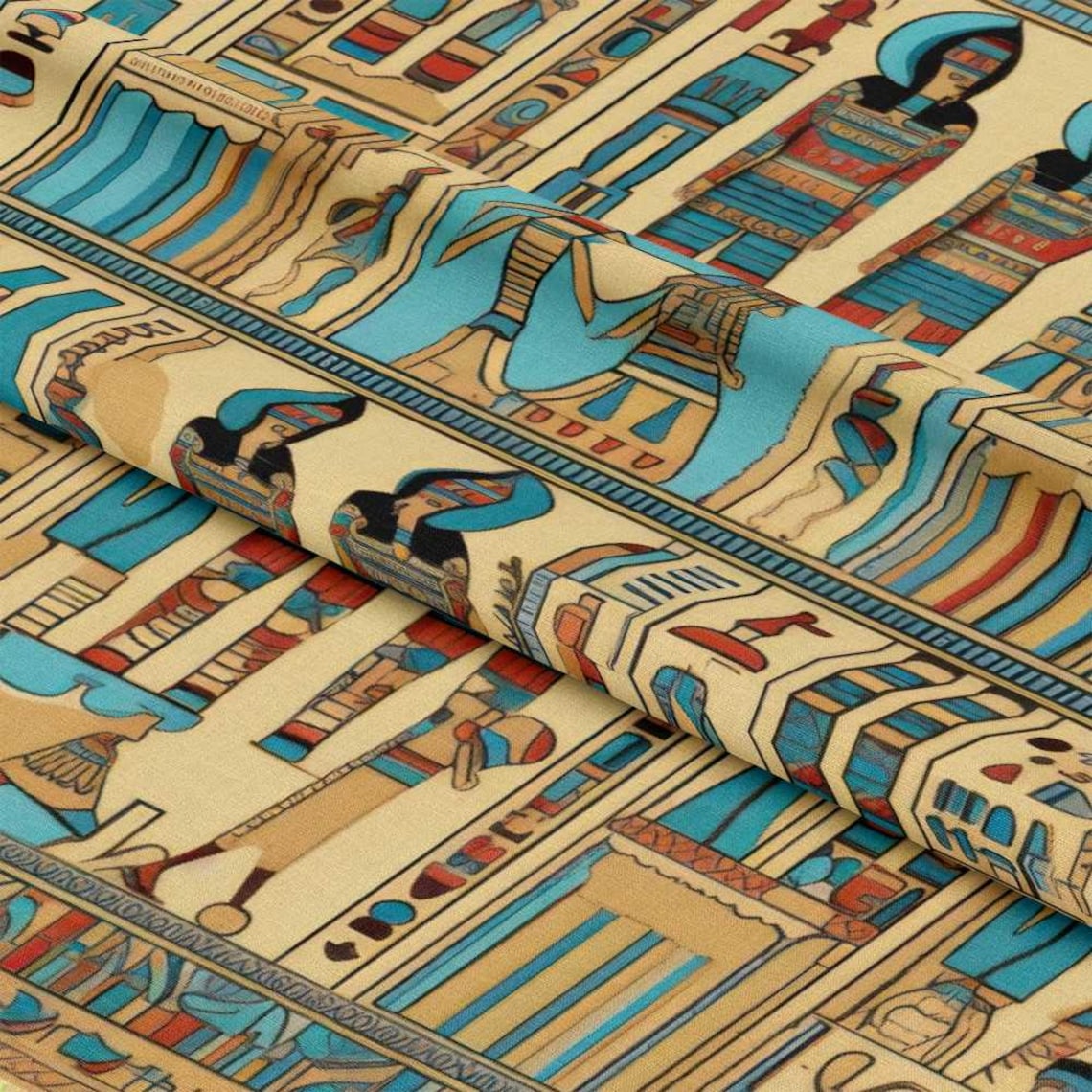 2D Ancient Egypt Pattern 59 Quilting Cotton Fabric - Etsy