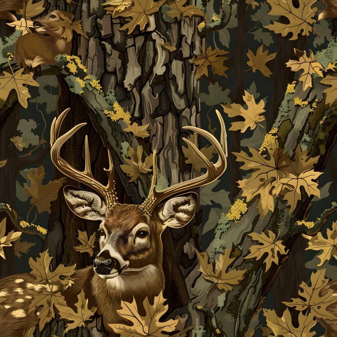 Tree Camouflage Pattern 1 Quilting Cotton Fabric - Etsy