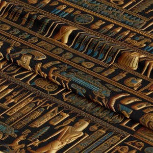 2D Ancient Egypt Pattern 25 Quilting Cotton Fabric - Etsy