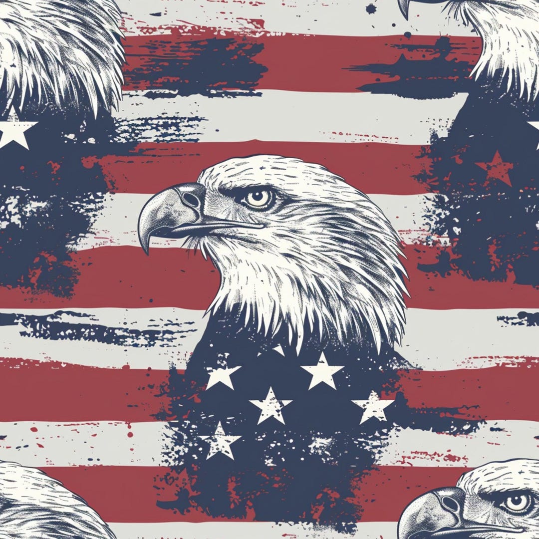 Independence Day Pattern 5 Quilting Cotton Fabric - Etsy