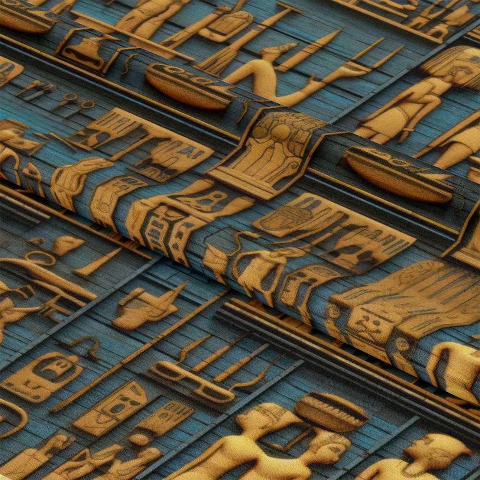 2D Ancient Egypt Pattern 67 Quilting Cotton Fabric - Etsy