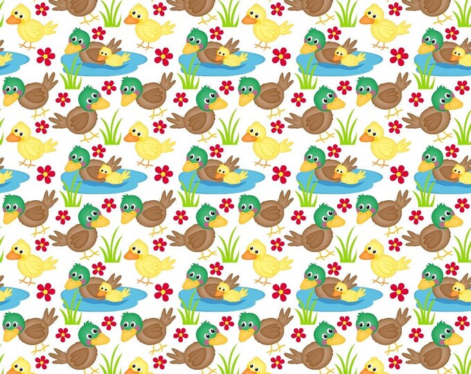 Cartoon Farm Animals Pattern 11 Quilting Cotton Fabric - Etsy