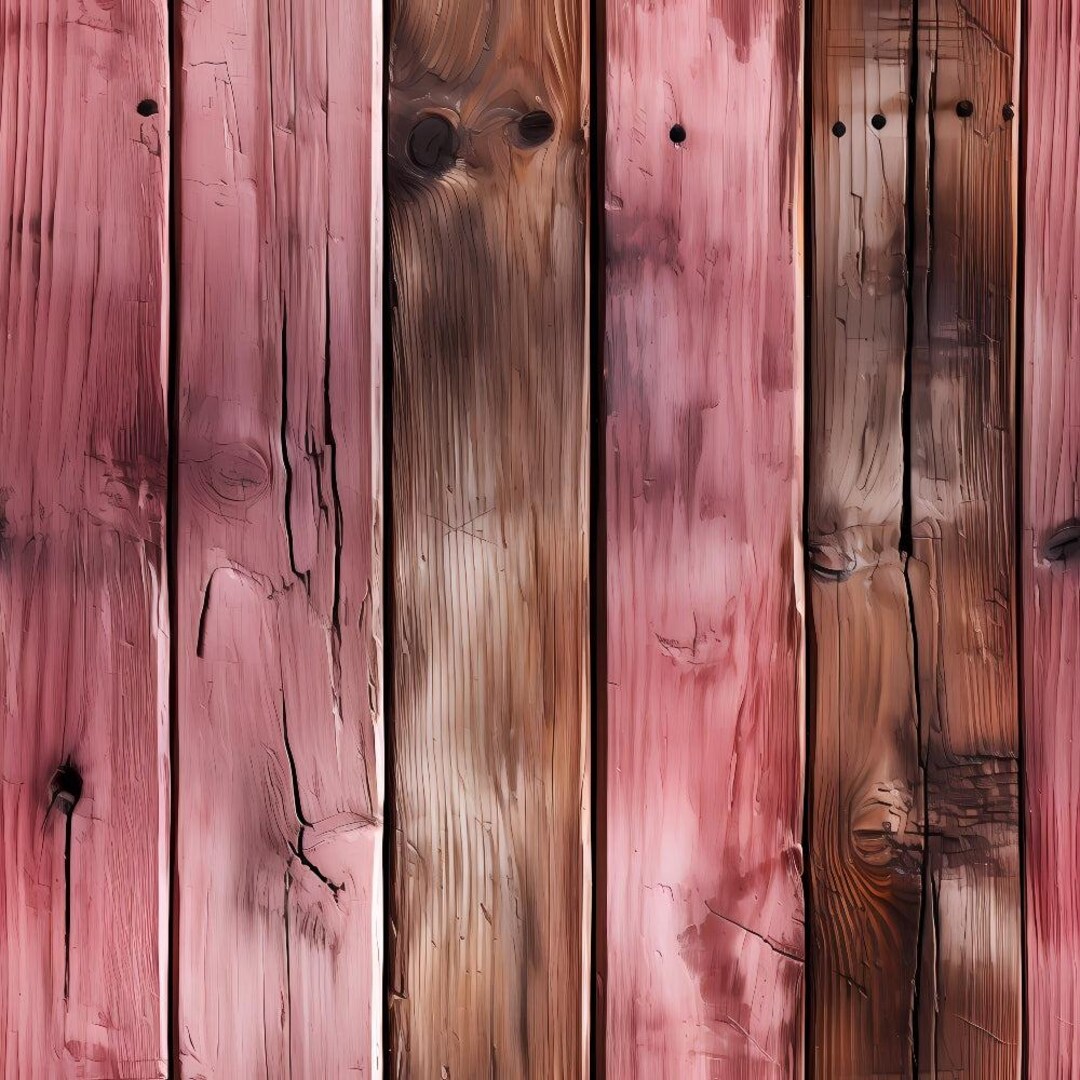 Pink Rose Wood Planks Pattern 6 Quilting Cotton Fabric - Etsy