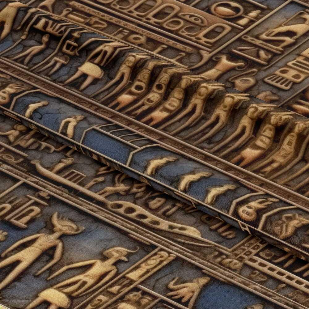 2D Ancient Egypt Pattern 52 Quilting Cotton Fabric - Etsy