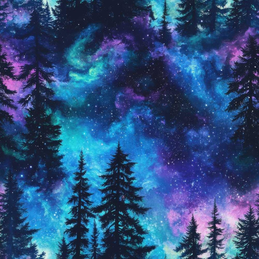 Starry Night Sky Pattern 17 Quilting Cotton Fabric - Etsy